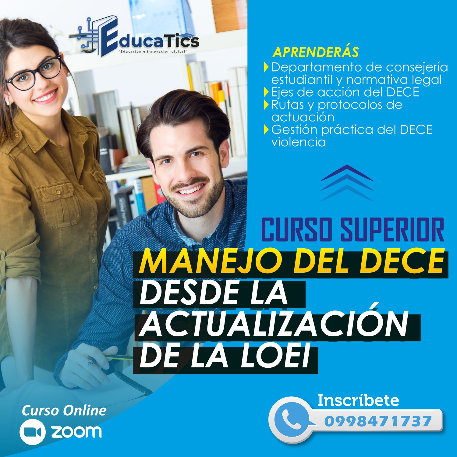 Curso Superior Manejo del DECE - Educatics